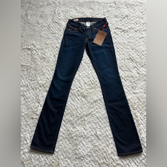 True Religion | Jeans | True Religion Slim Straight 25 In Cora Blue ...